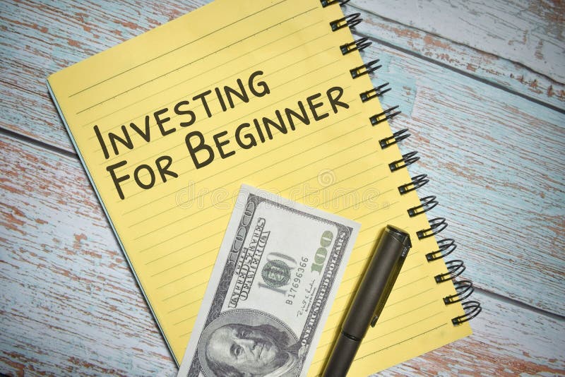 Investing for Beginner with Bank Note and Pen. Economy Concept Stock ...