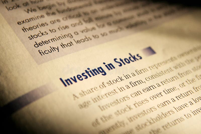 Investing in stocks. stock image. Image of economy, cost - 9816959