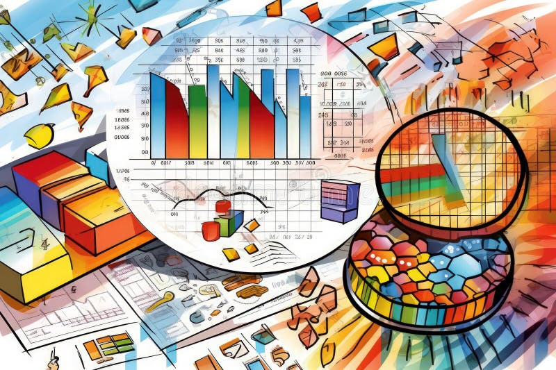Investment Analysis and Accounting - Generative AI Stock Illustration ...