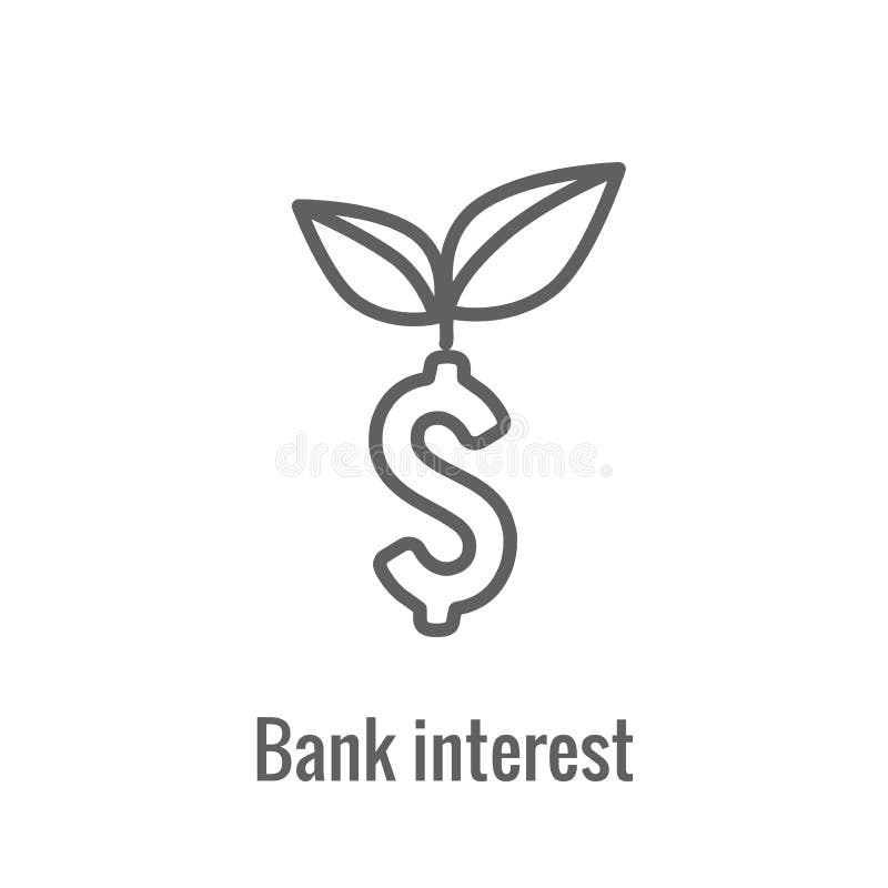 Investment or Banking Icon that Shows Increase in Amount Stock Vector ...