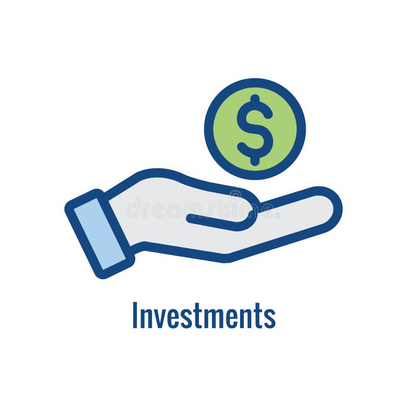 Investment or Banking Icon that Shows Increase in Amount Stock Vector ...