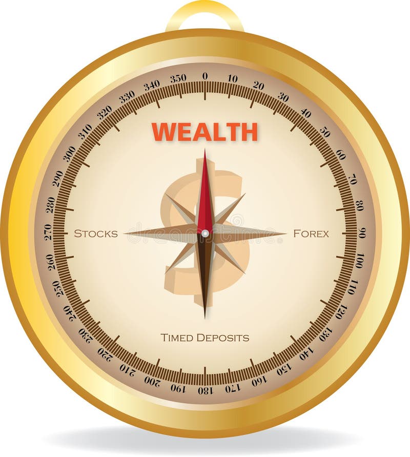 Riches Vs. Wealth stock vector. Illustration of funds - 17420962