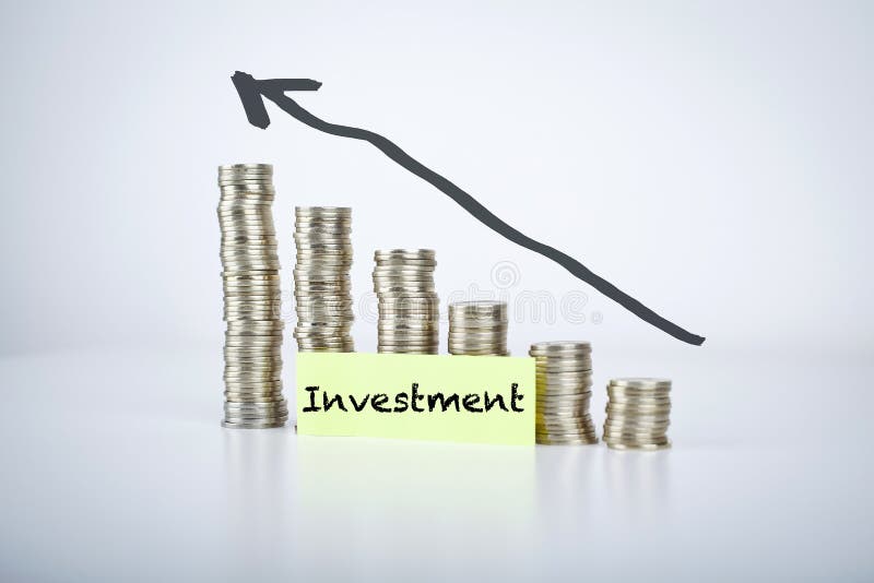Investment Concept Chart Diagram Stock Image - Image of improvement ...