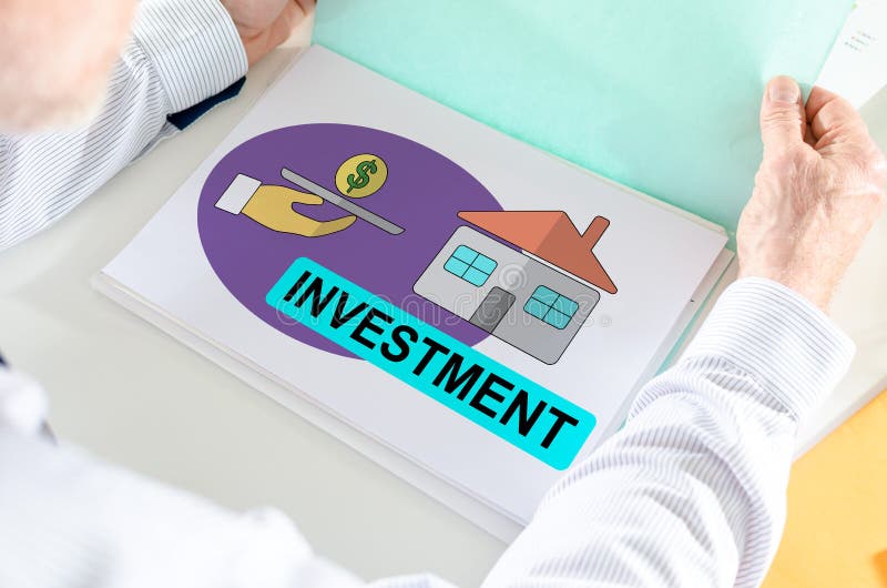 Investment Concept on a Paper Stock Image - Image of loan, real: 165004759