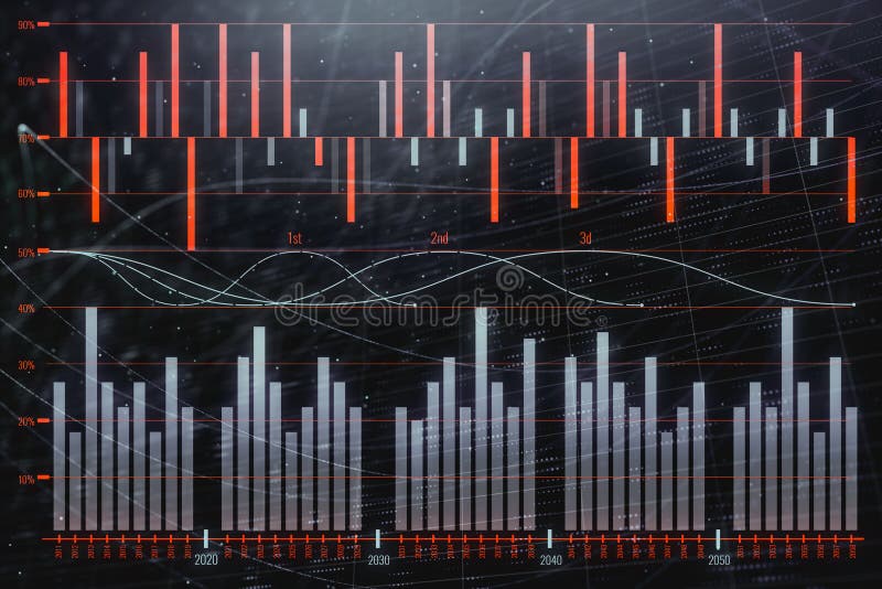 Investment and Currency Exchange Texture Stock Illustration ...