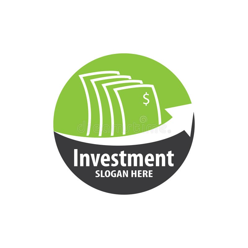 Investment Icon and Symbol Template Stock Illustration - Illustration ...
