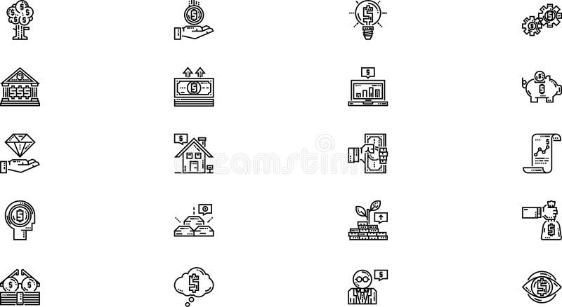 Investment Icons High-Quality Vector Icons Collection with Editable ...