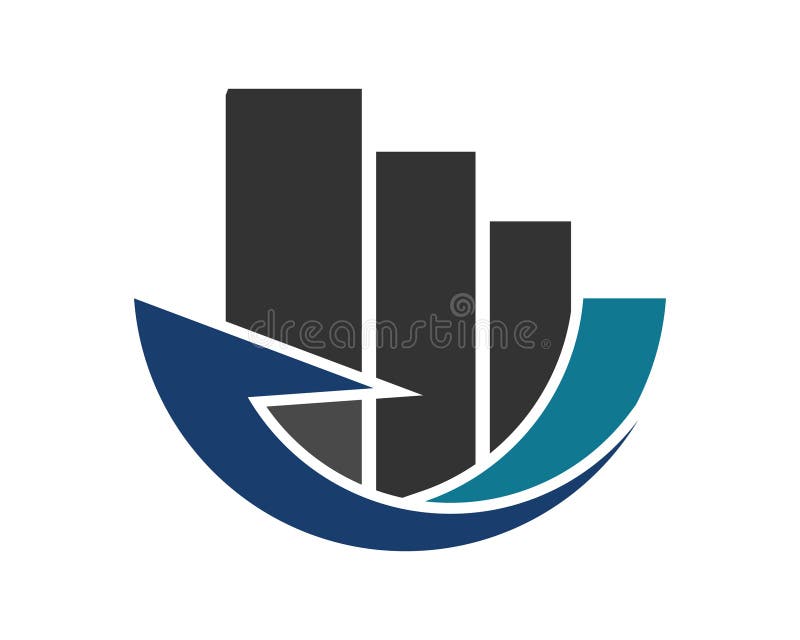Investment Logo Arrow 1 Icon Template Stock Vector - Illustration of ...