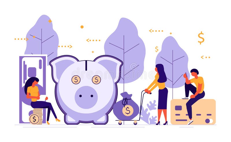 Investment Management Concept Stock Vector - Illustration of mockup ...