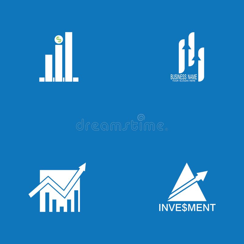 Investment Marketing Logo Vector Template Stock Illustration ...