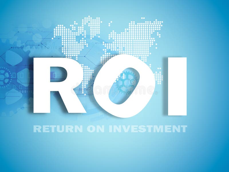 Investment Performance Indicator Stock Illustration - Illustration of ...