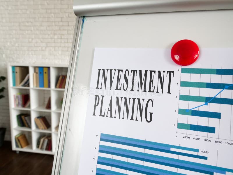 Investment Planning Papers with Charts on the Board. Stock Photo ...