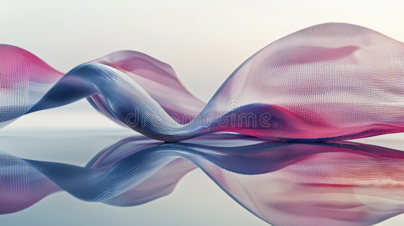 Investment Visualization Smooth Wave Patterns Reflecting Exposure ...