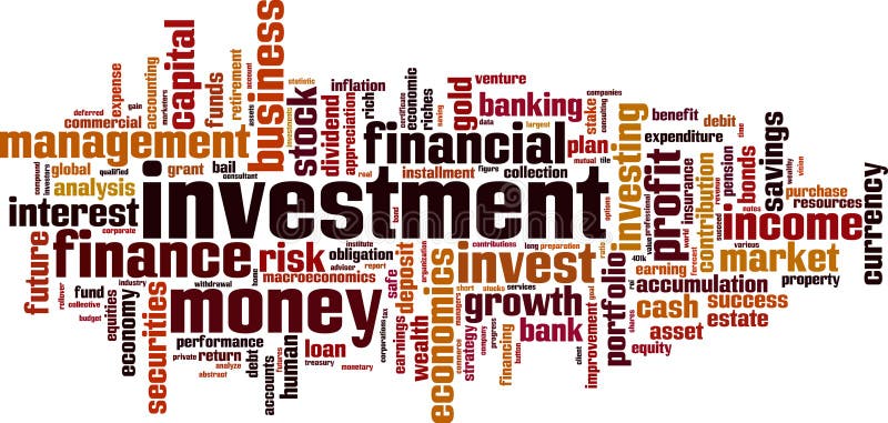 Investment word cloud stock vector. Illustration of equities - 274834840