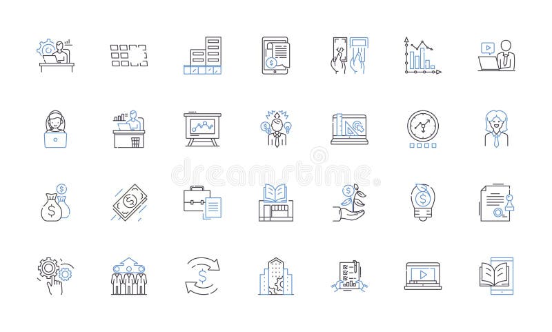 Investments Line Icons Collection. Equity, Portfolio, Diversification ... Investments Line Icons Collection. Equity, Portfolio, Diversification ...