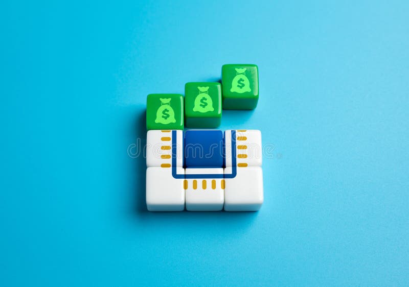 Investments in the Microelectronic Semiconductor Industry. Stock Photo ...