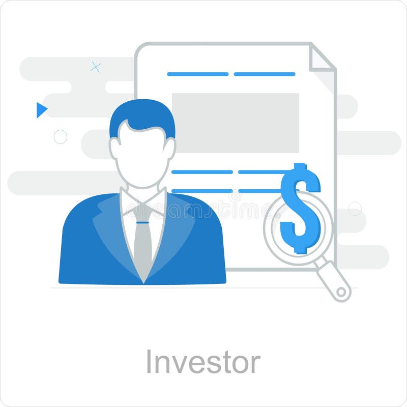 Investor stock vector. Illustration of growth, profit - 340612910