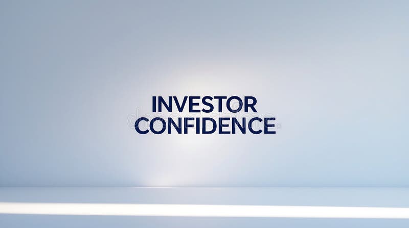 Investor Confidence Displayed on Simple Backdrop with Clean Typography ...