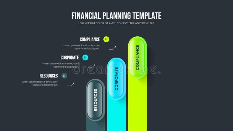 Investor Insight 3 Step Diagram Frame Layout Stock Vector ...