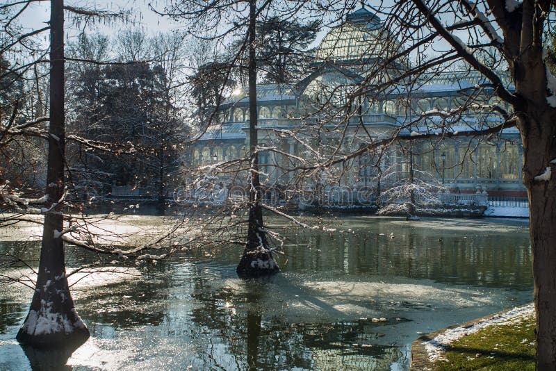 Invierno en Madrid imagen de archivo. Imagen de wonderland - 50748989