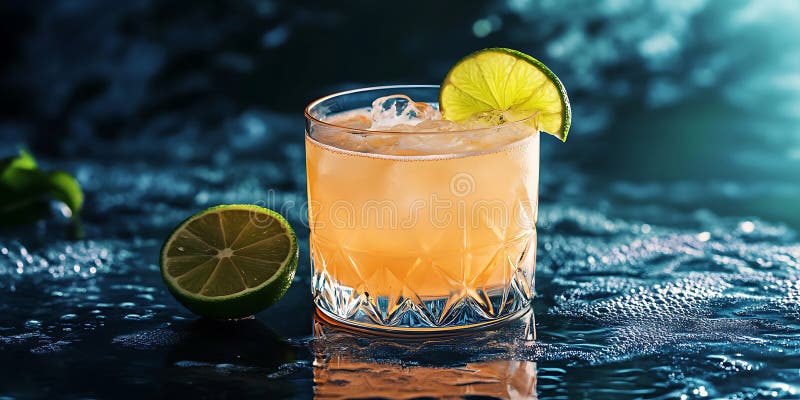 Invigorating Cocktail a Refreshing Summer Drink Photography Stock ...