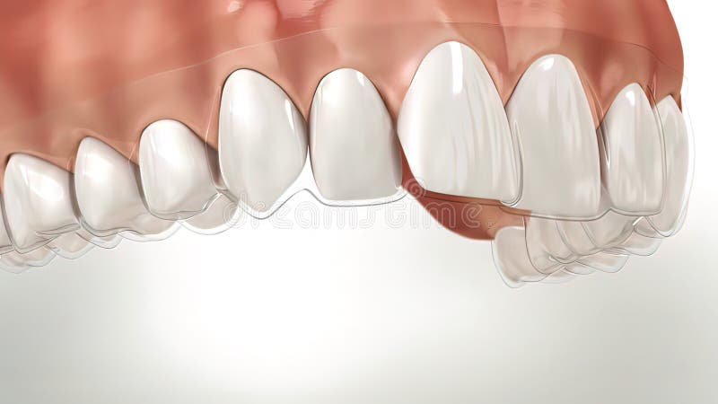 Invisalign Braces or Invisible Retainer Make Bite Correction. Medically ...
