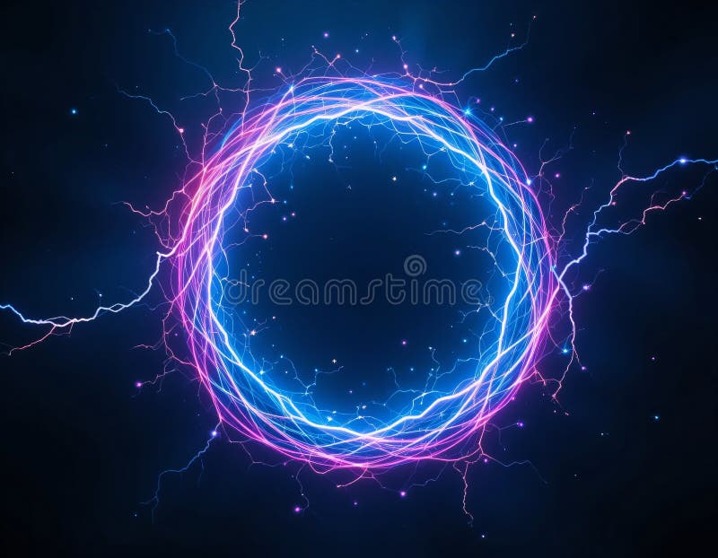Invisible Energy is Visualized with Neon-colored Lines that are ...