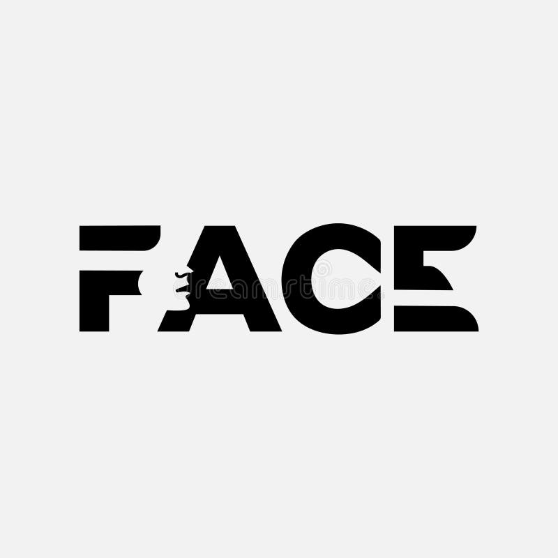 The Invisible Face: Clever Negative Space in Logos Stock Vector ...