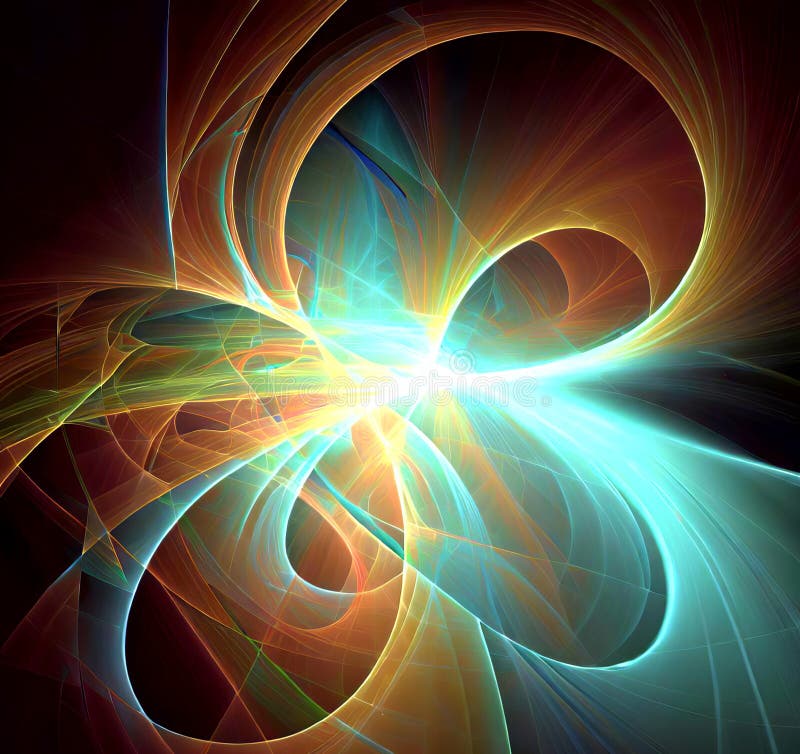 Invisible Force Fields and Flares Concept. Stock Illustration ...