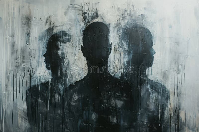 Invisible Forces. Silhouettes of Lost and Unnoticed People. Created ...
