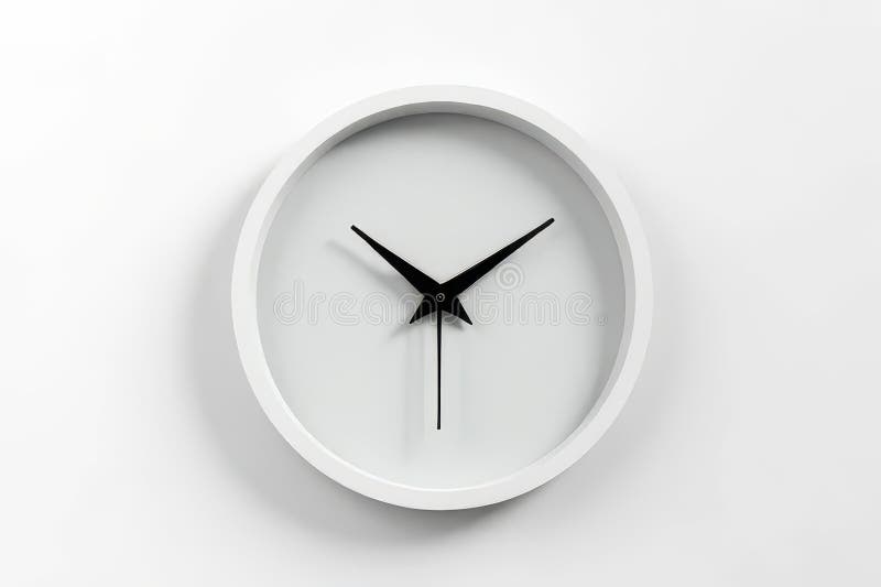 Invisible Hands Design Abstract Wall Clock Stock Illustration ...