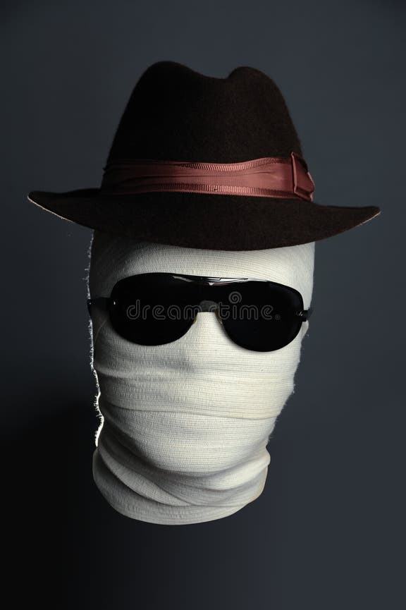 Invisible man in hat stock image. Image of incognito - 22940903