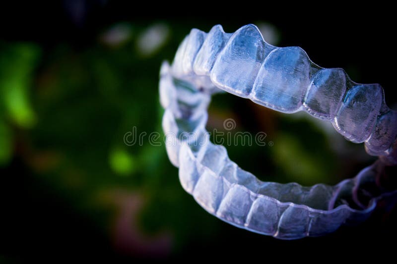 Invisible Teeth Aligner on Light Background Stock Image - Image of ...