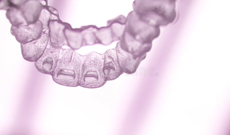 Invisible Teeth Aligners Braces Stock Photo - Image of dentistry ...