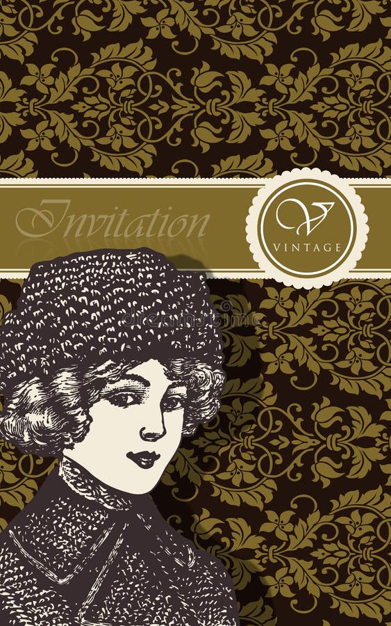 Invitation stock illustration. Illustration of cosplay - 22587504