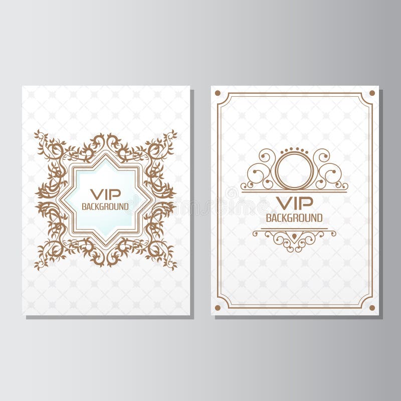 Invitation Background Flyer Style Design Template Stock Vector ...