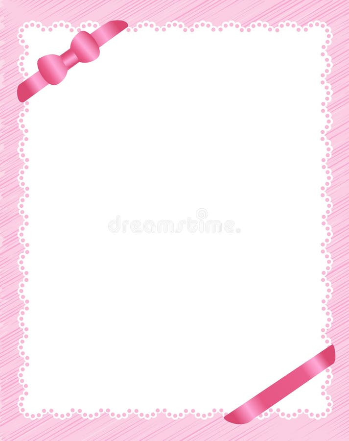 Invitation Background with Ornamental Border Stock Vector ...