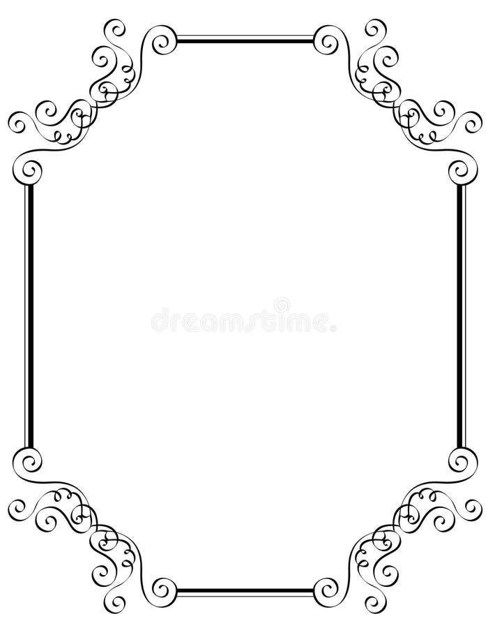 Invitation border / frame stock vector. Illustration of decoration ...