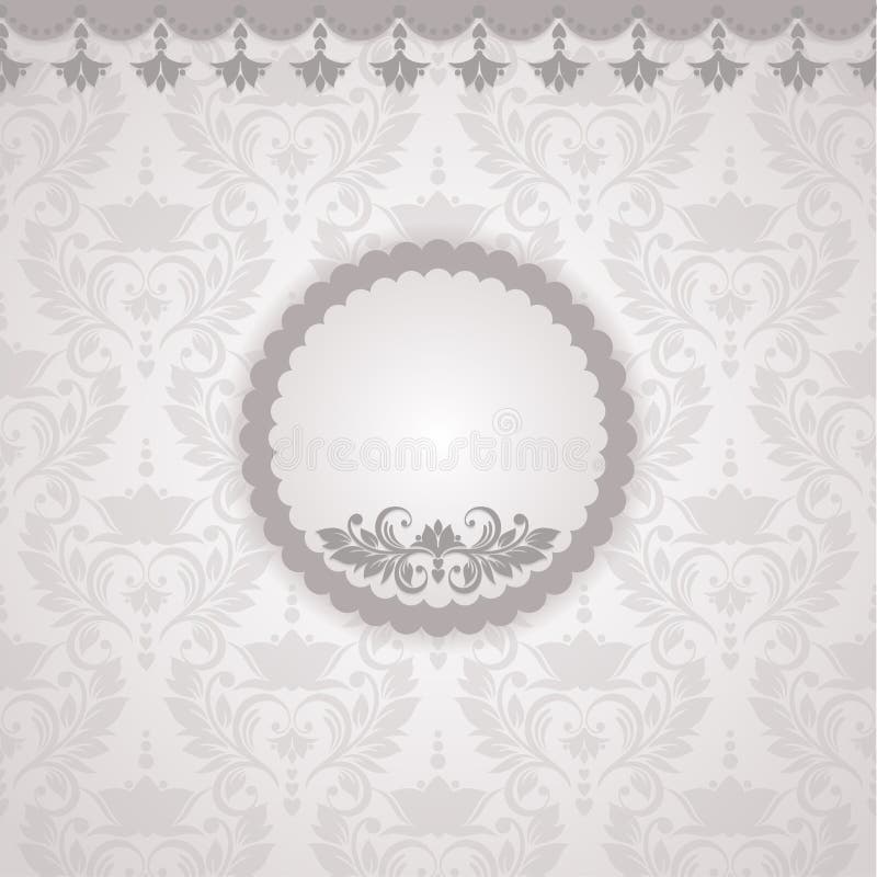 Invitation Card with Abstract Floral Background. Stock Vector ...