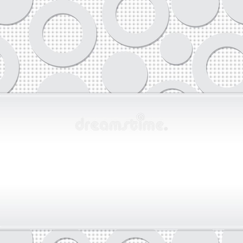 Invitation Card with an Abstract Pattern in Light Gray Colors Stock ...