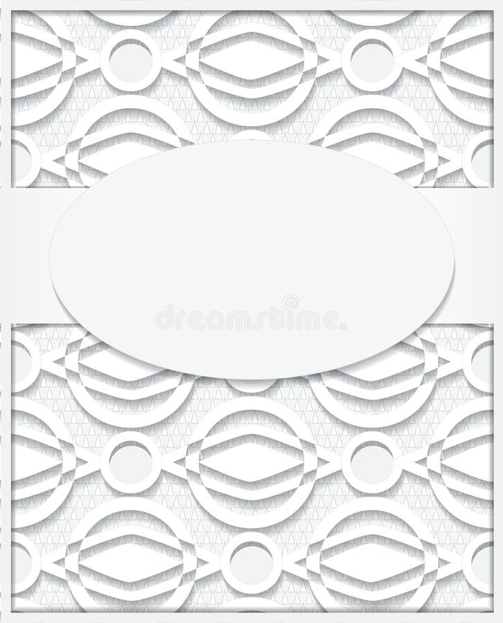 Abstract Rings Seamless Pattern for Your Design Stock Vector ...