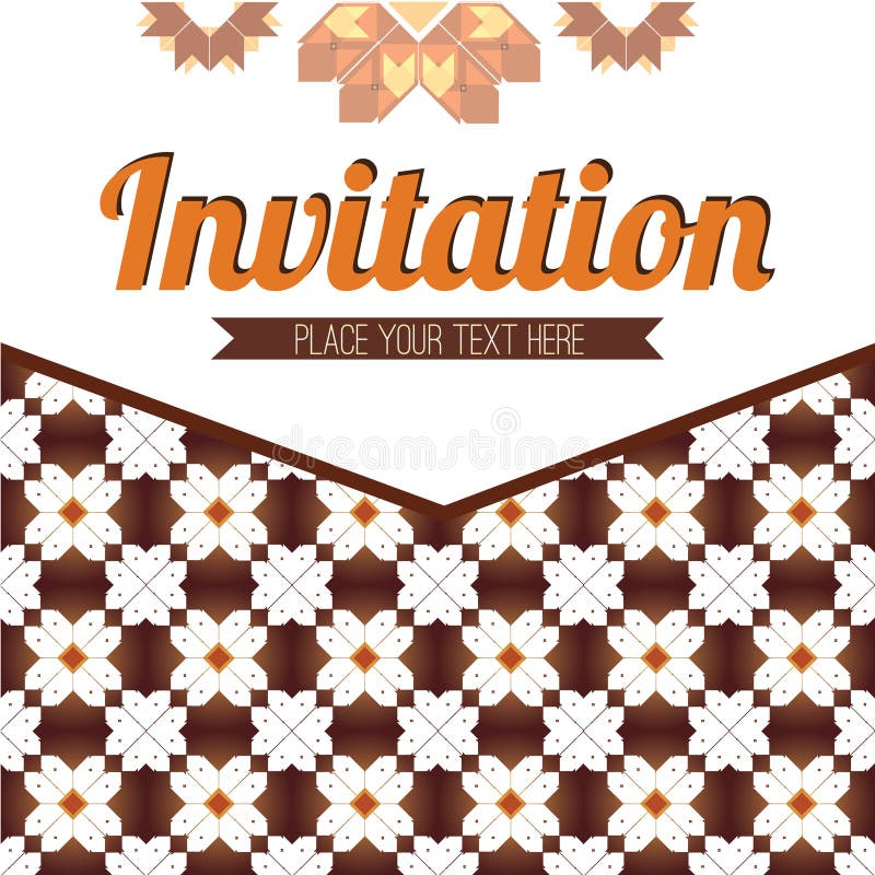 Invitation Card Design. Vector Illustration Decorative Design Stock ...