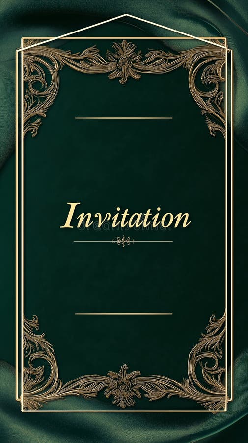 Invitation Card Theme for Use Stock Photo - Image of frame, paper ...