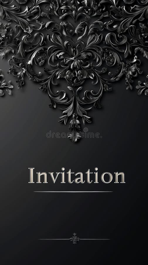 Invitation Card Theme for Use Stock Image - Image of retro, anniversary ...