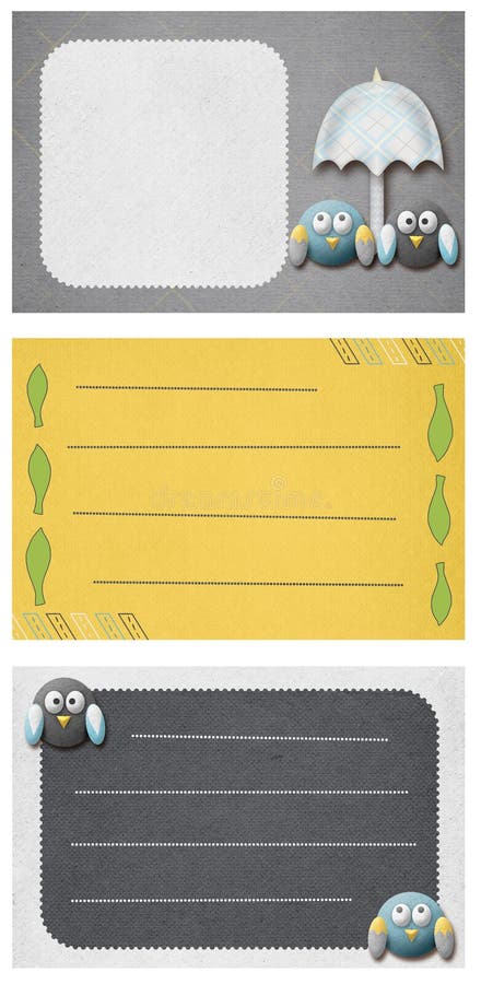 Invitation Card in Weather Theme Stock Illustration - Illustration of ...