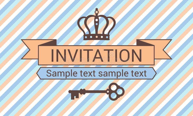 Invitation Crown Key Stock Illustrations – 137 Invitation Crown Key ...