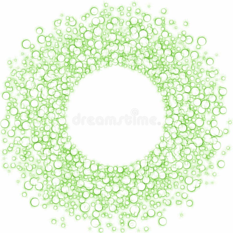 Circular Bubbles Frame Invitation Card Stock Illustration ...