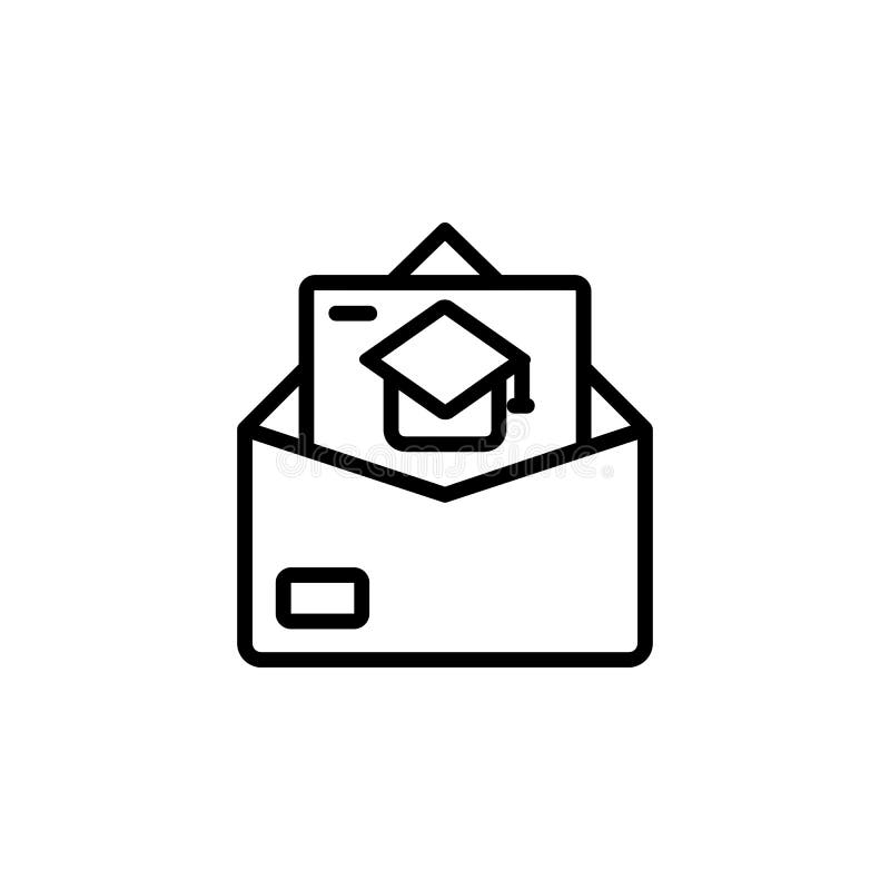 Invitation Icon. Online Learning Icon. Perfect for Application, Web ...