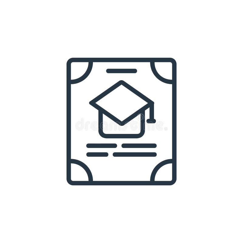 Invitation Icon Vector from Online Learning Part Line Concept. Thin ...