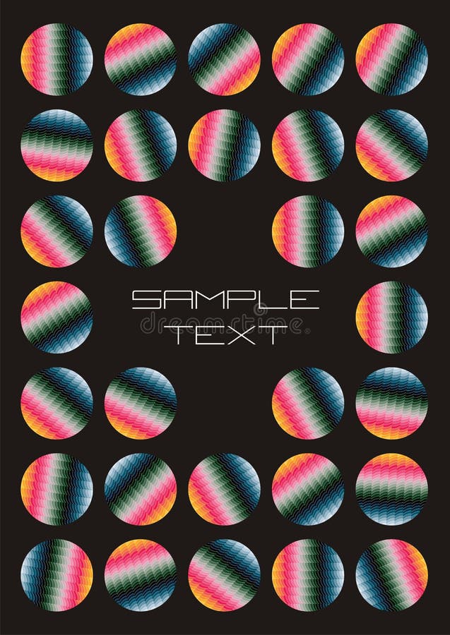 Invitation Multicolor Background Stock Vector - Illustration of glowing ...